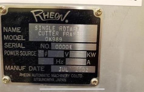 RHEON v4 Line | Sheeters and Sheeting Lines