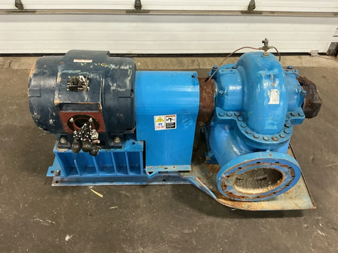 PACO Split Case Centrifugal Pump with 125 HP Motor | Centrifugal Single ...