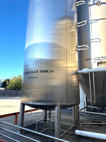 15000 Gallon Vertical Glycol Storage Tank - Stainless Steel | Non ...